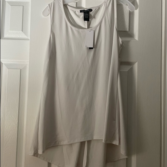 Chelsea & Theodore | Tops | White Tunic Top | Poshmark